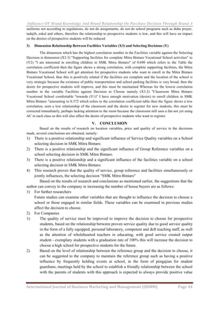 The Influence of Service Quality, Group References And Facilities On ...