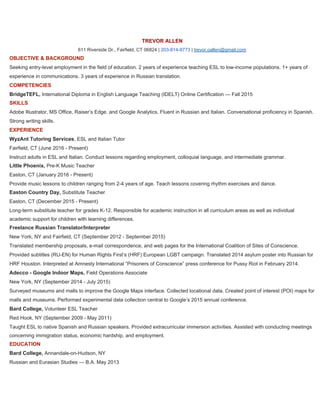 Tutoringresume-3 | PDF