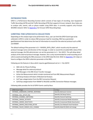 64307873 xeus-gpeh-analysis-quick-guide | PDF