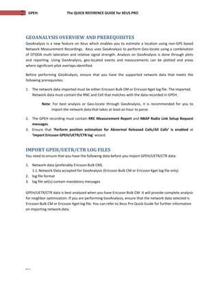 64307873 xeus-gpeh-analysis-quick-guide | PDF