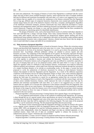 A novel multi-biometric technique for verification of secure e-document ...