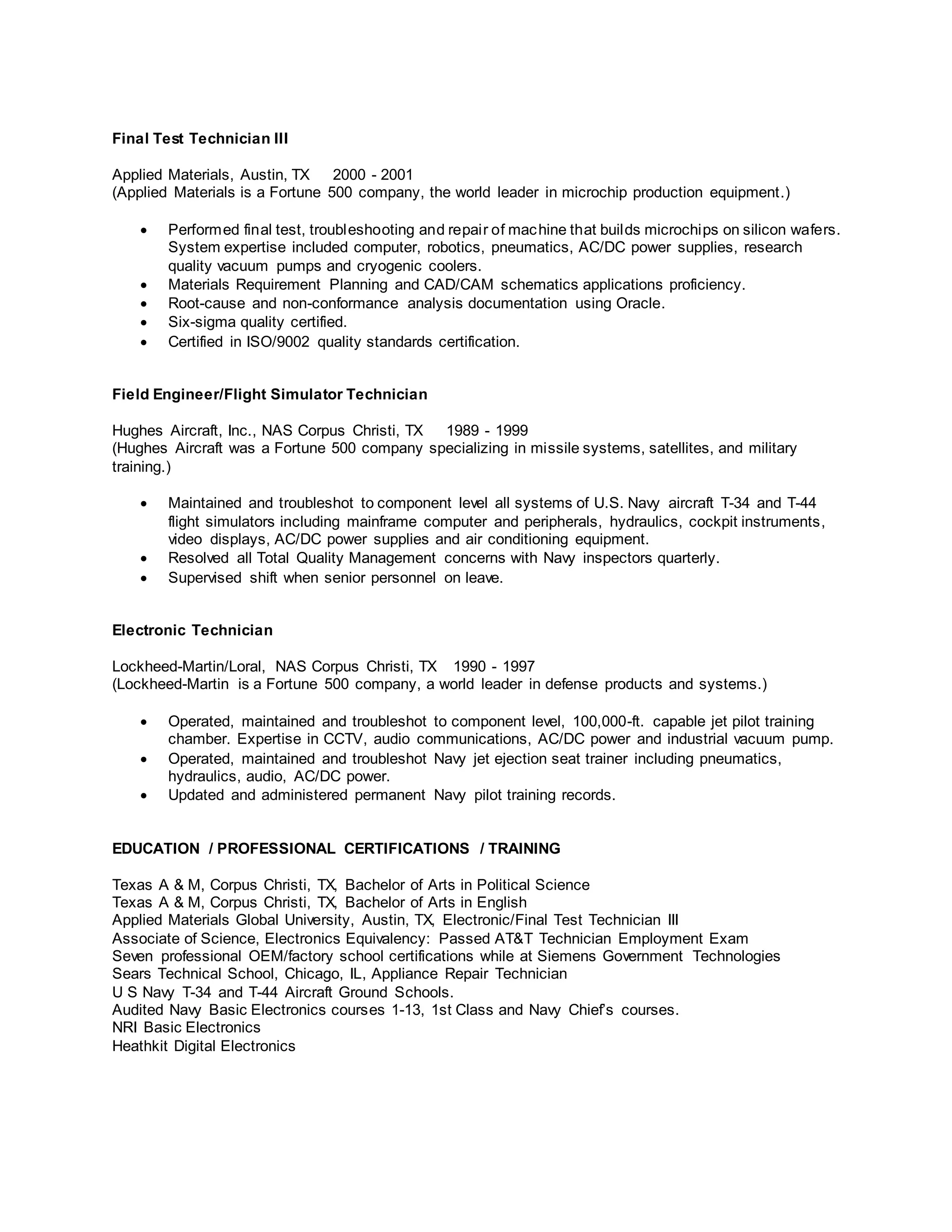 Greg Smith's Resume | DOCX | Business | Business and Finance