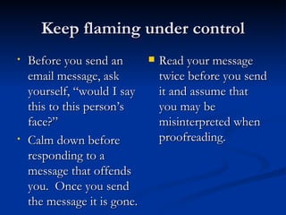 6437971 email-writing-ettiquettes- | PPT