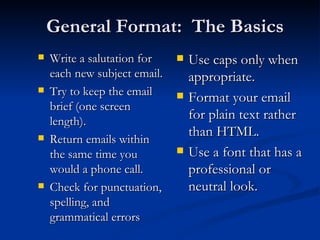 6437971 email-writing-ettiquettes- | PPT