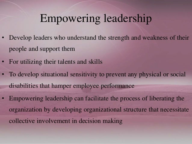 concept of empowerment