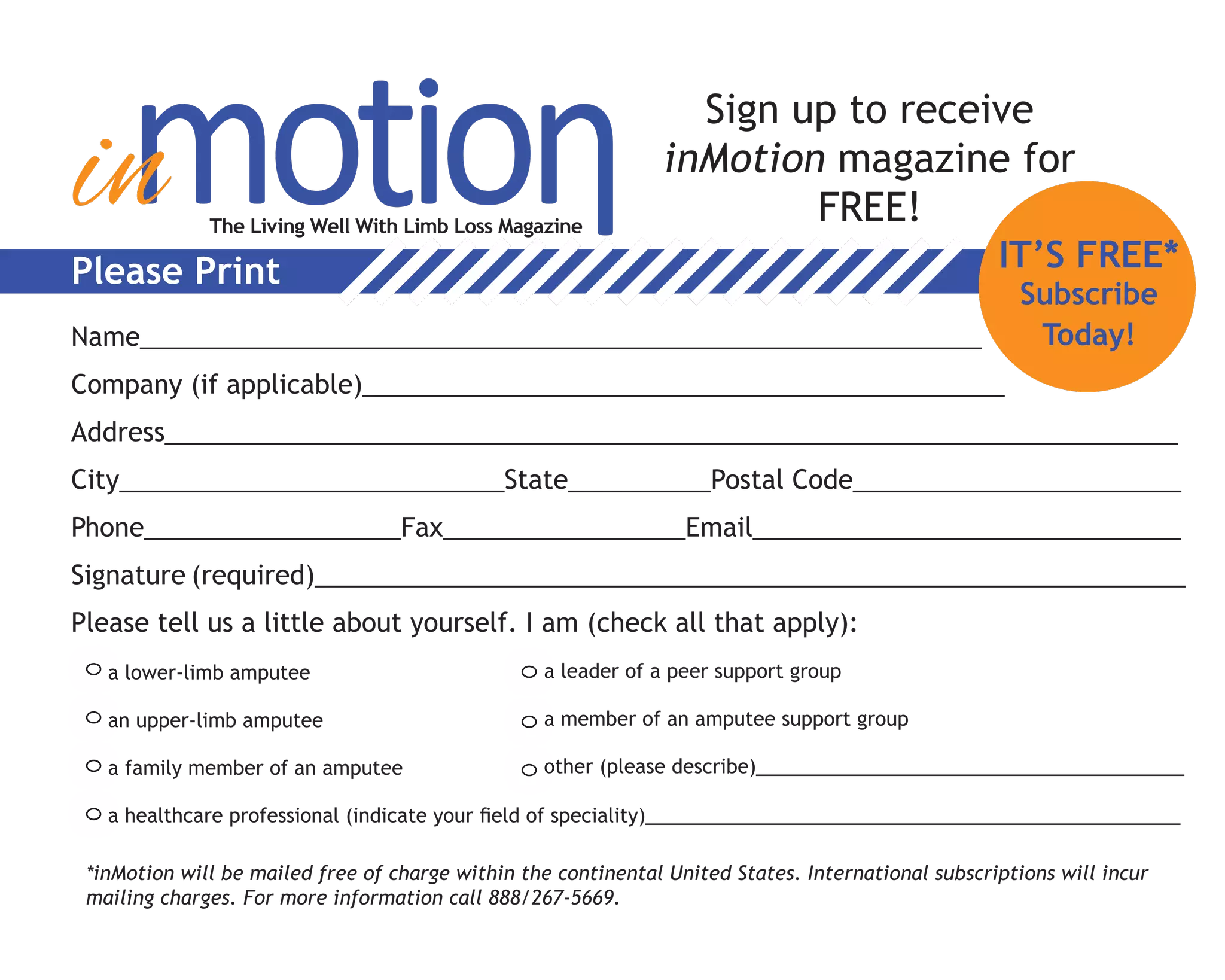 Inmotion card | PDF