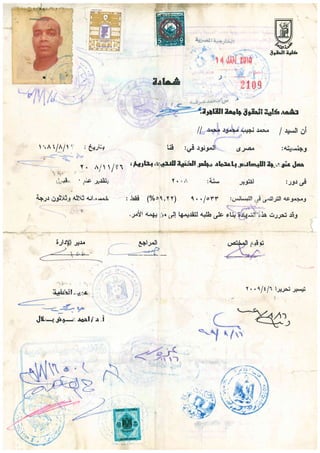 University Certificate Arabic | PDF