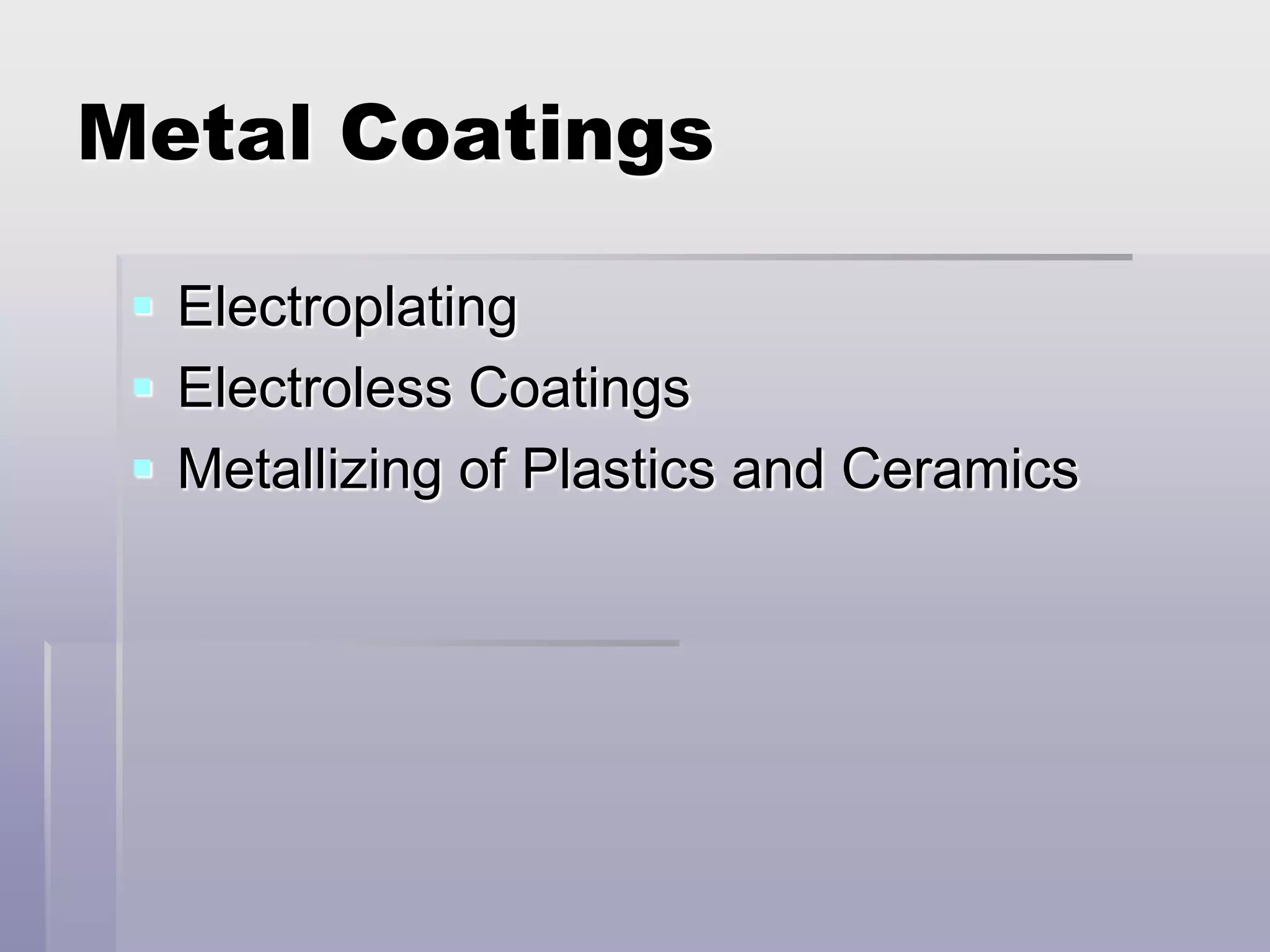 Surface Treatments for ... | PDF