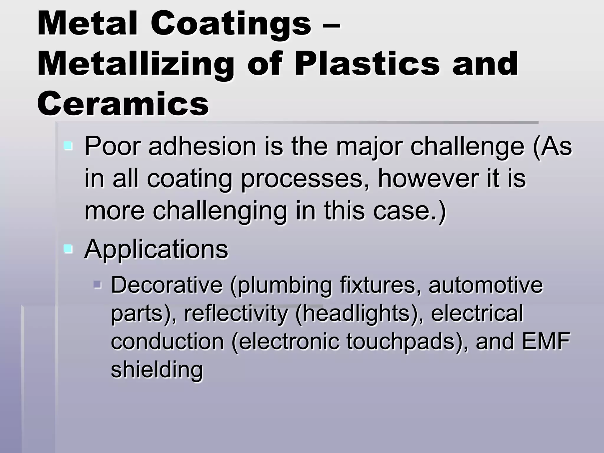 Surface Treatments for ... | PDF