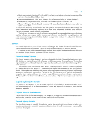 Calculus Single and Multivariable 7th Edition Deborah Hughes-Hallett | PDF