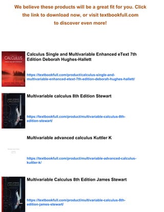 Calculus Single and Multivariable 7th Edition Deborah Hughes-Hallett | PDF