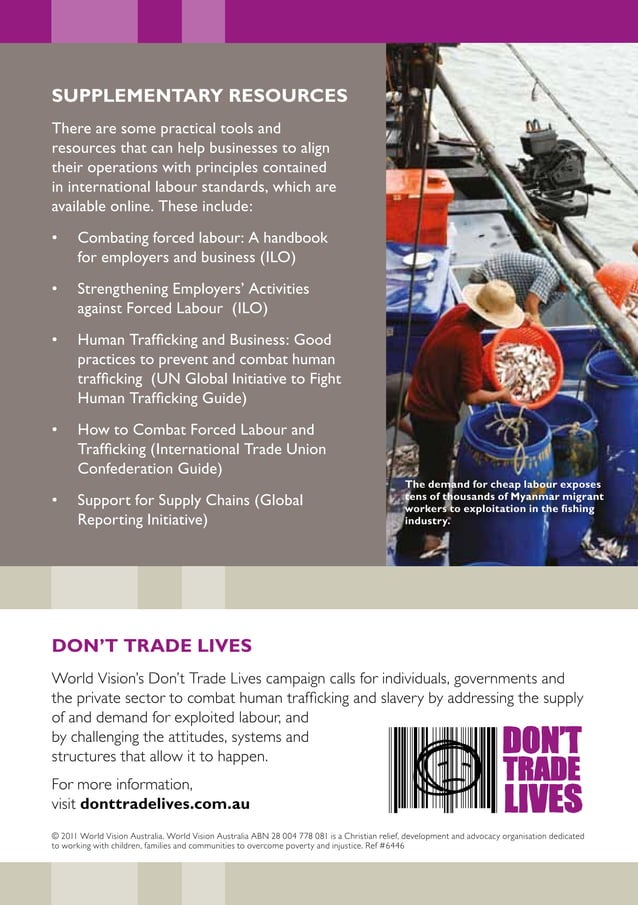 Eradicating labour exploitation from your supply chain: Guidelines for ...