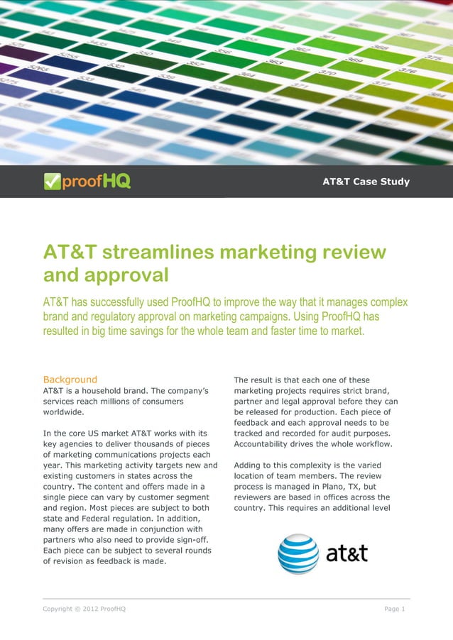 AT&T Case Study | PDF | Email | Internet
