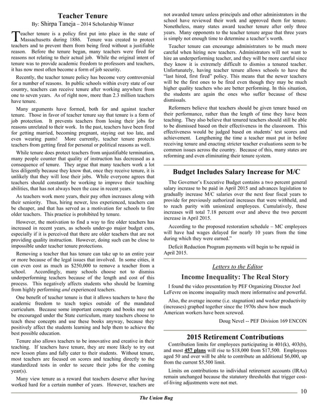 Jan. - April 2015 Union Bug Corinne | PDF