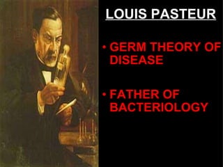 MILESTONES IN MICROBIOLOGY | PPT