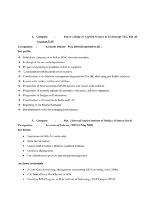 Sathish Prabhu Resume | PDF