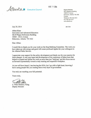 Letter of Commendation 2014 | PDF