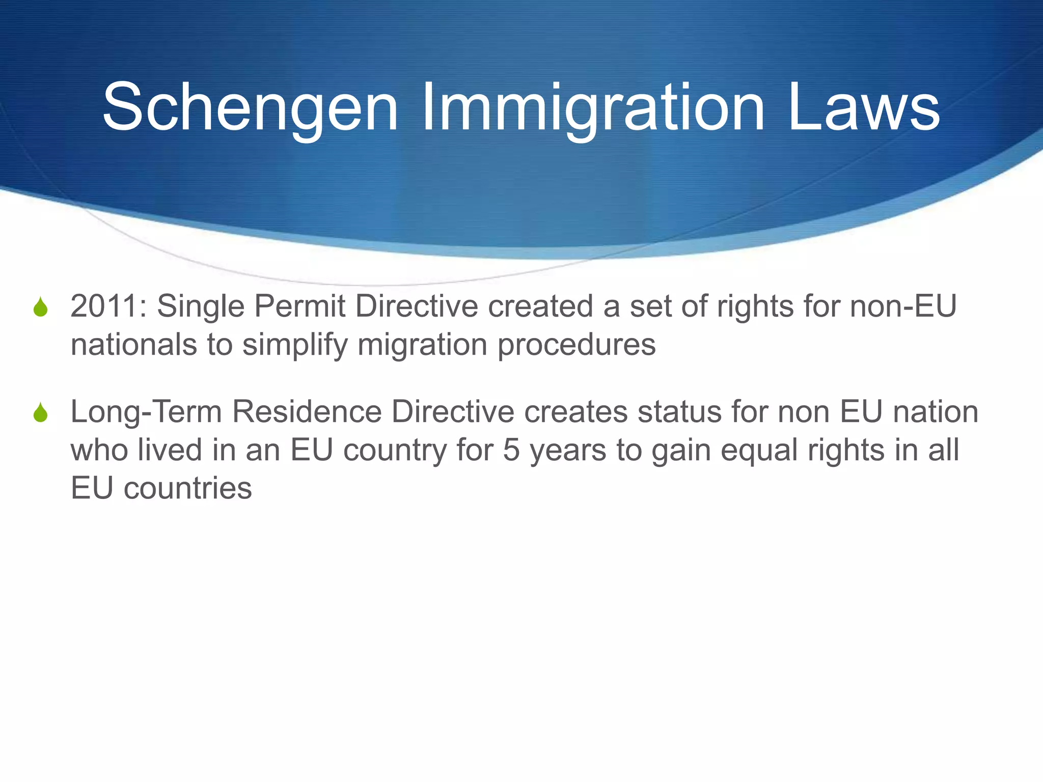 European Schengen Agreement Policies | PPT