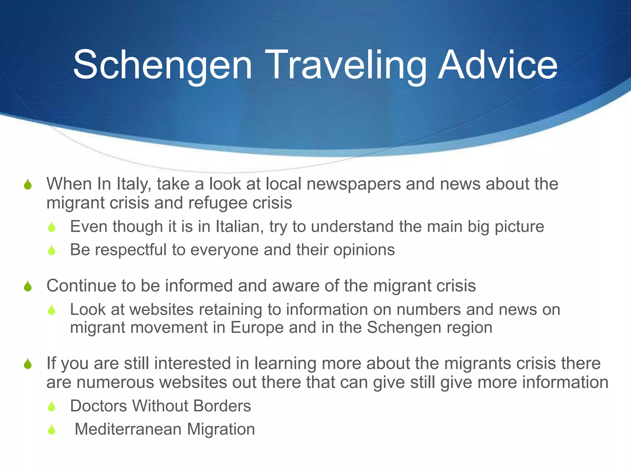 European Schengen Agreement Policies | PPT