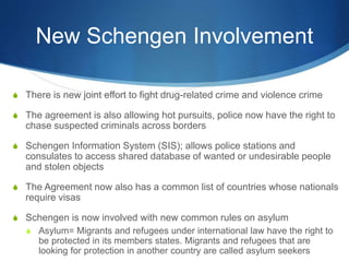 European Schengen Agreement Policies | PPT