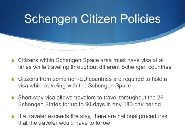 European Schengen Agreement Policies | PPT