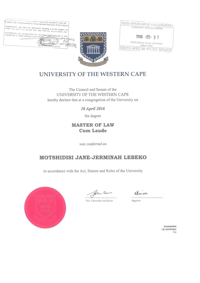 LLM Certificate | PDF