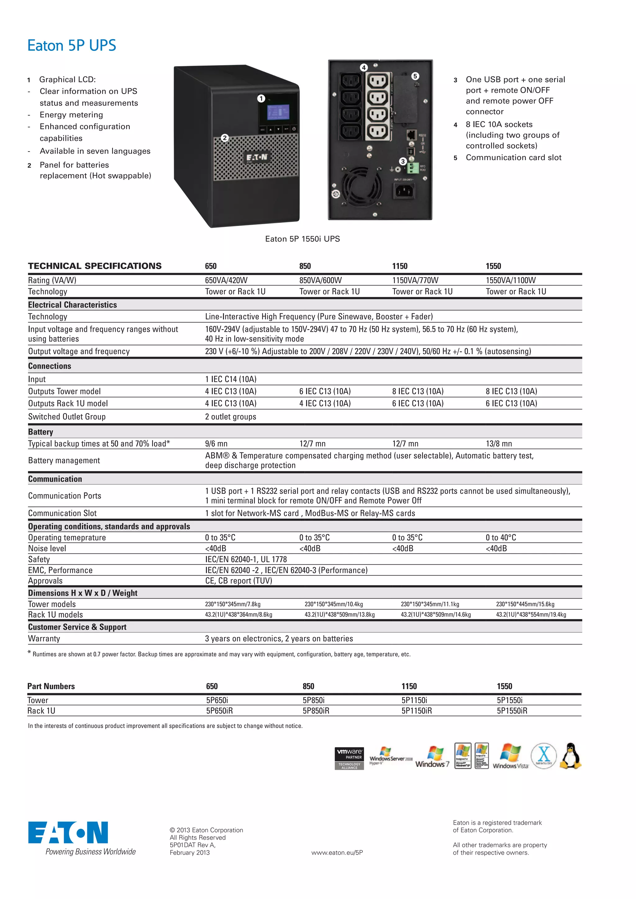 Eaton_5P_datasheet_rev_A_LOW.064 | Consumer Electronics | Technology & Computing