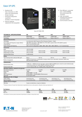 Eaton_5P_datasheet_rev_A_LOW.064 | Consumer Electronics | Technology ...