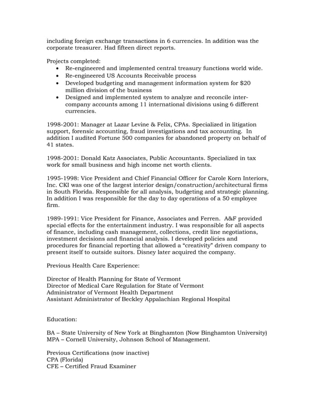 resume2016 healthcare | PDF