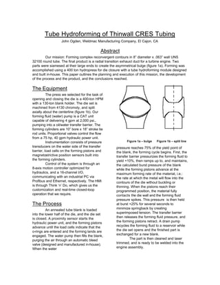 Tube Hydroforming of Thinwall CRES | PDF | Physics | Science
