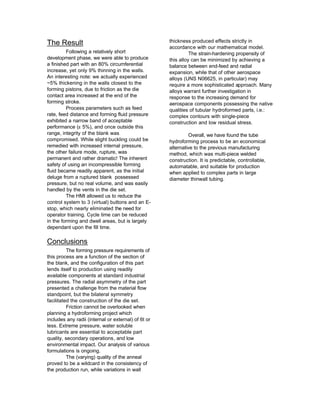 Tube Hydroforming of Thinwall CRES | PDF | Physics | Science