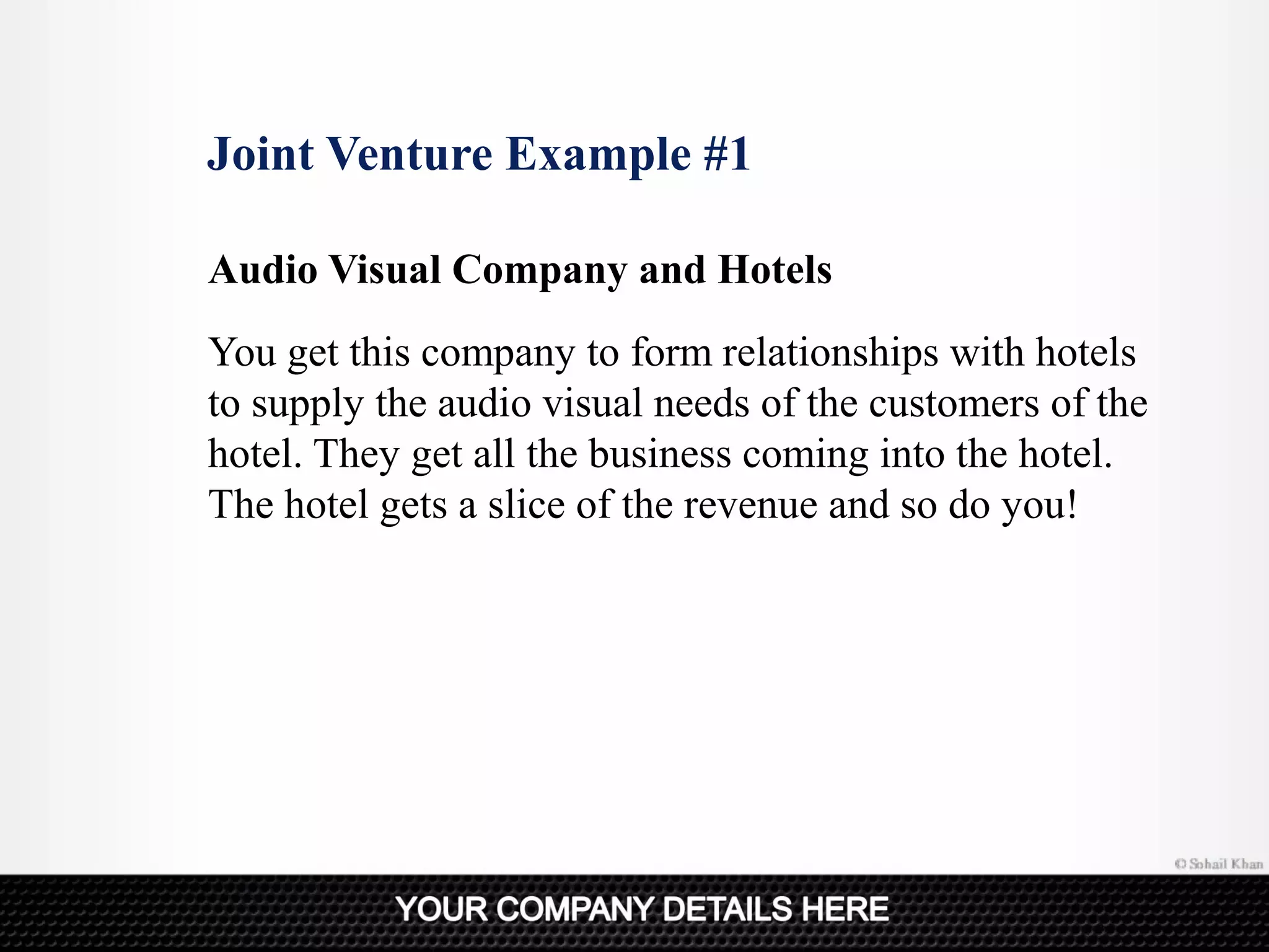 Joint Venture Blueprint for Success -the JV Doctor | PPT
