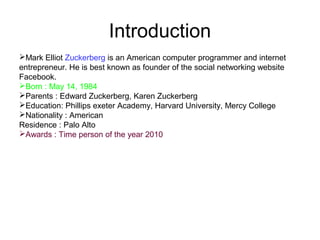 Ppt about Facebook | PPT | Social Networking | Internet