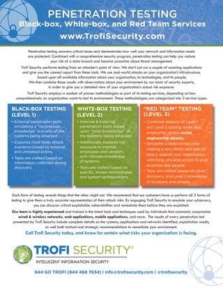 Trofi Security Service Catalogue (1) | PDF