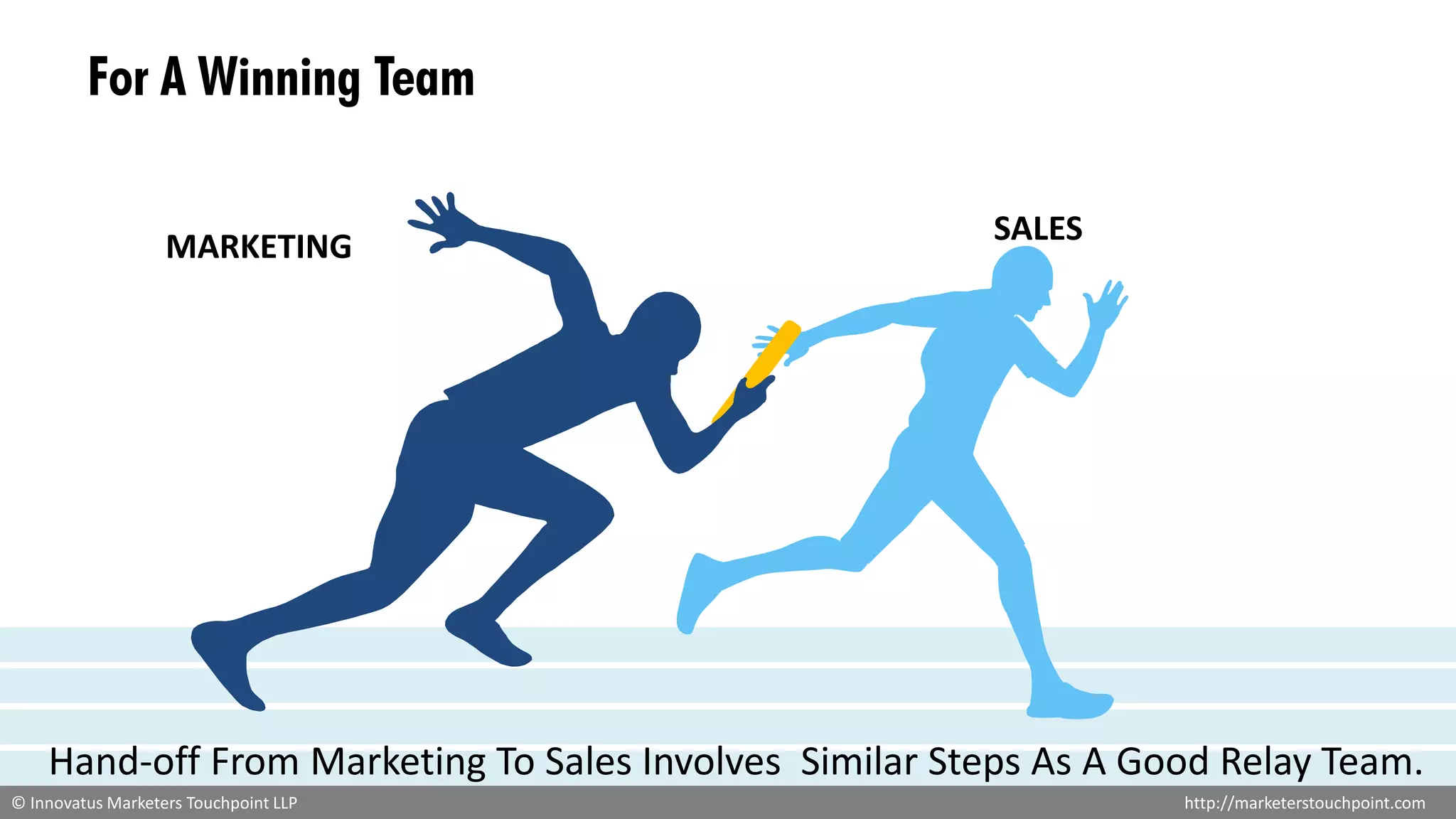 Sales and Marketing Alignment is Like Winning A Relay Race | PPT