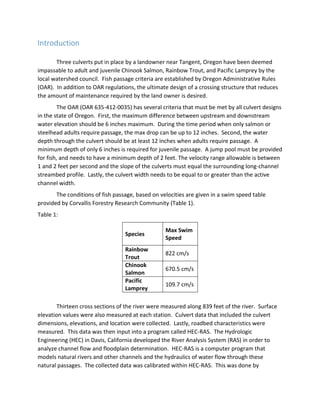 HEC - RAS Final Project | PDF