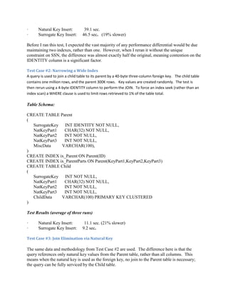 Natural vs.surrogate keys | PDF