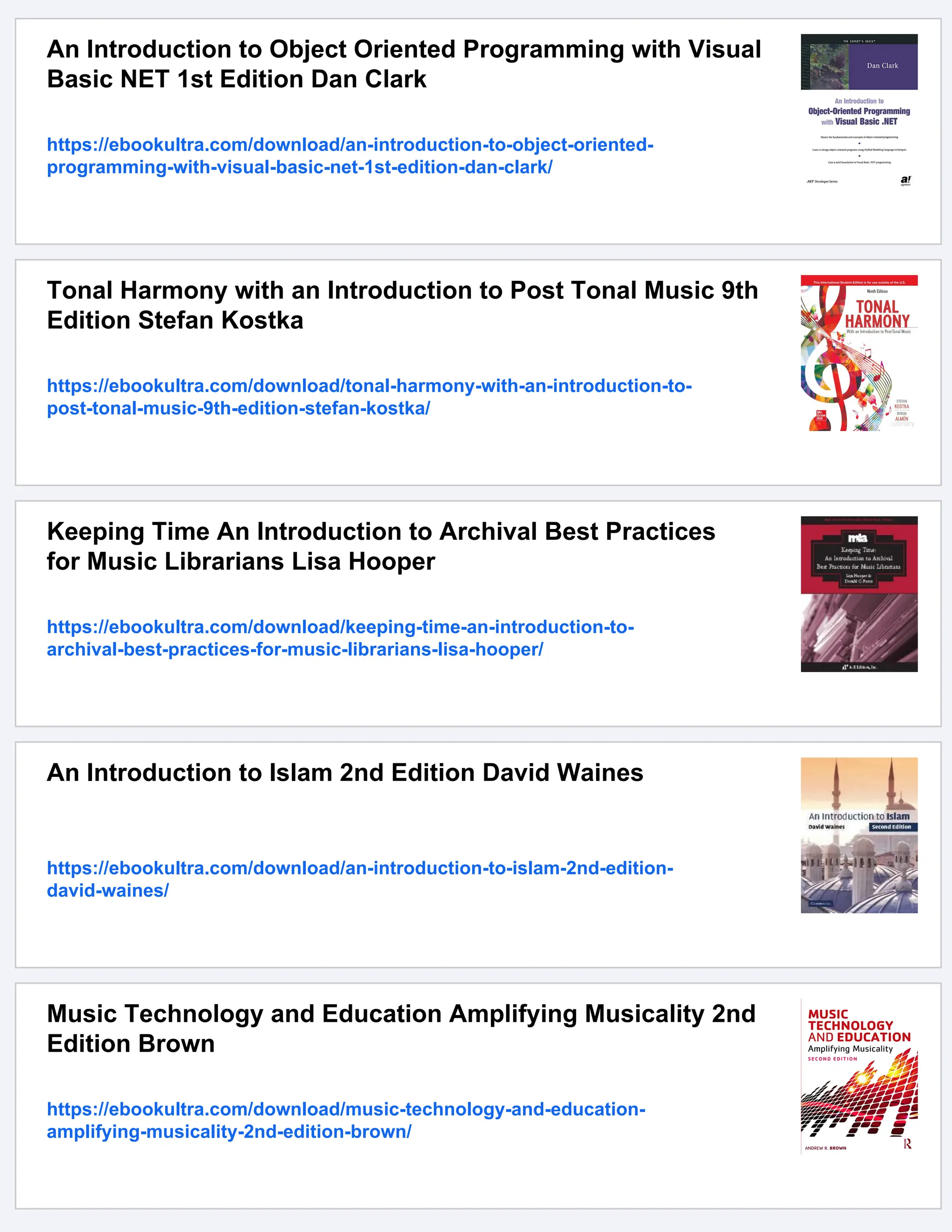 An Introduction to Music Technology 2nd Edition Dan Hosken | PDF