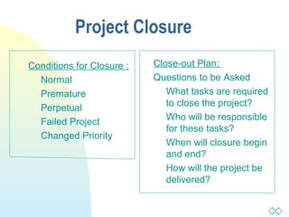 Project audit and closure | PPT