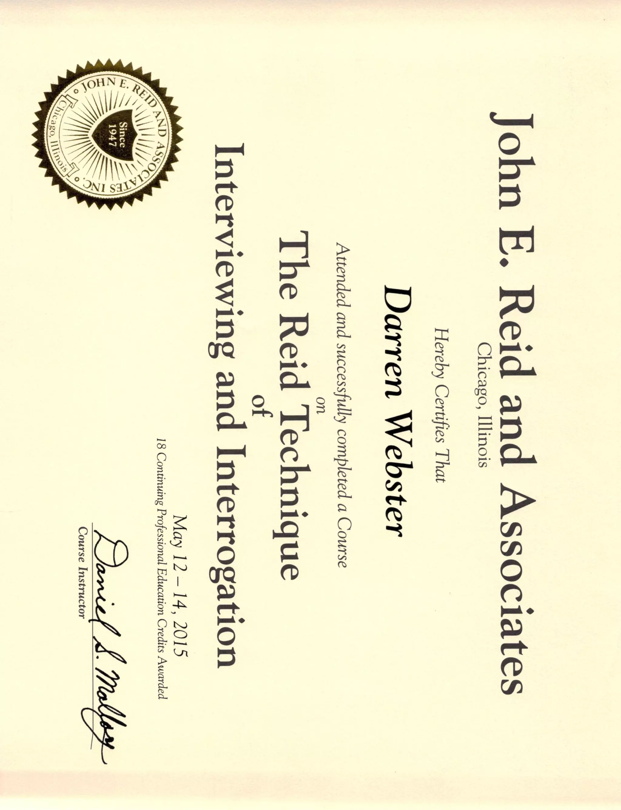 Security Training Certificates 1 of 2 | PDF