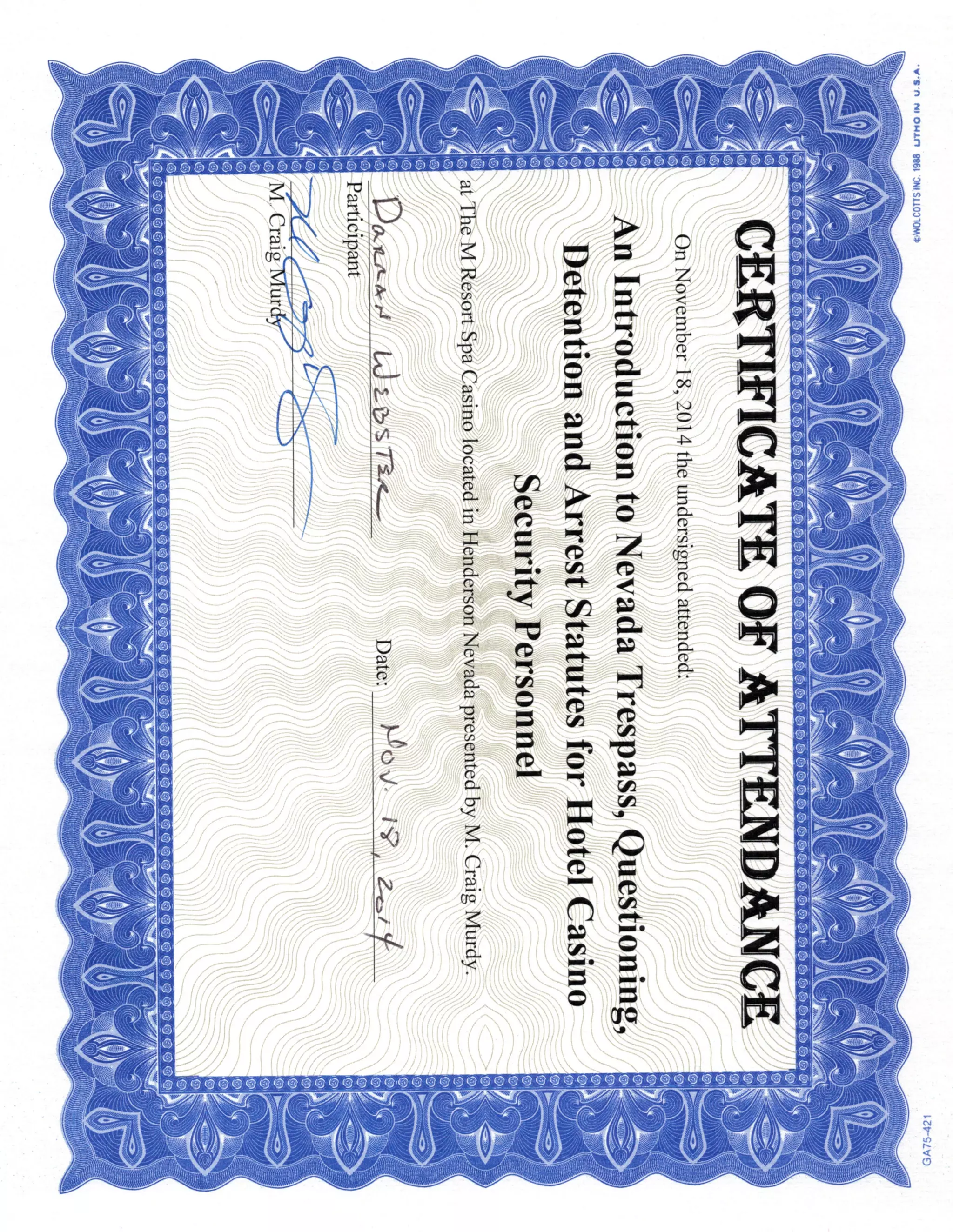 Security Training Certificates 1 of 2 | PDF | Free Download