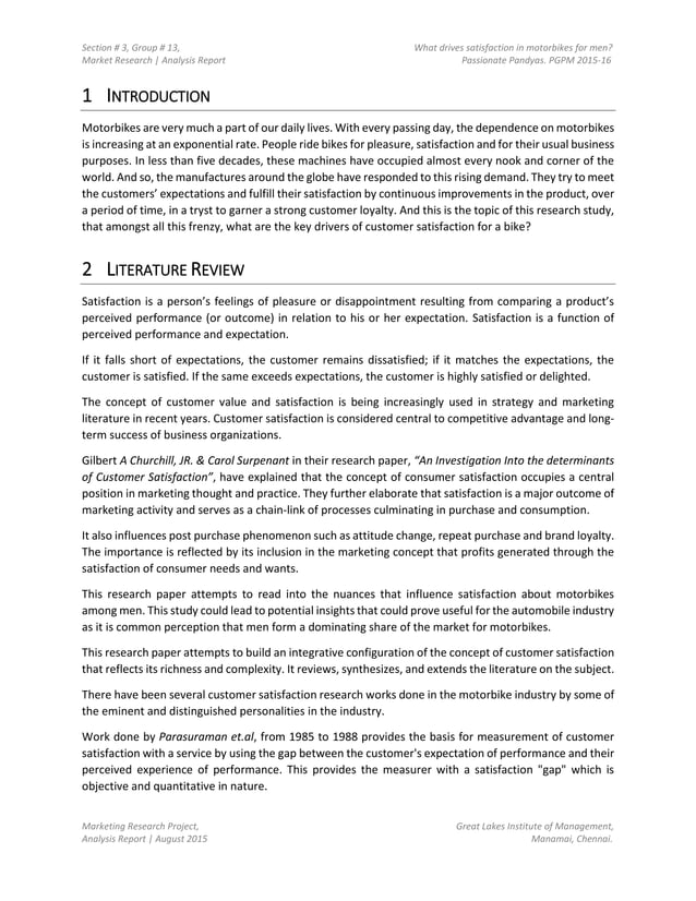 MarketResearch_ProjectReport | PDF