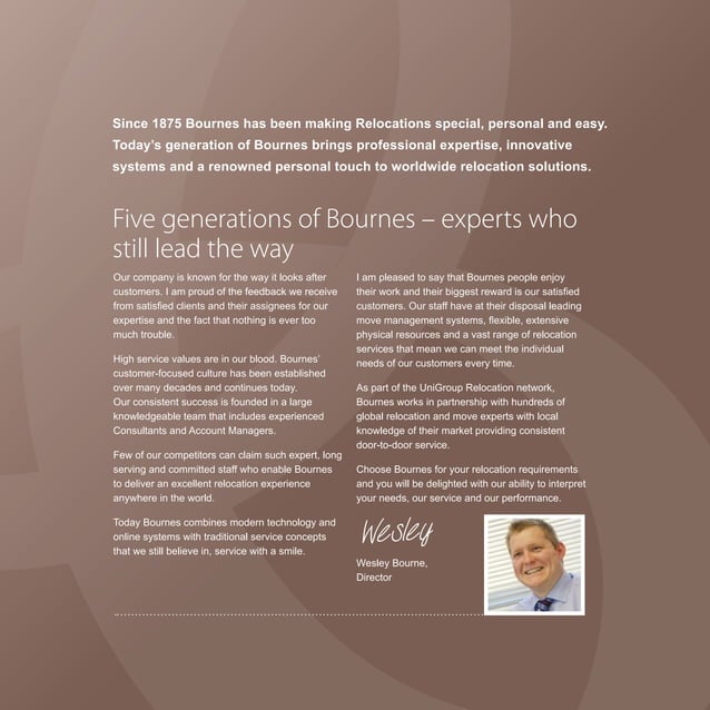 Bournes Relocation Brochure | PDF