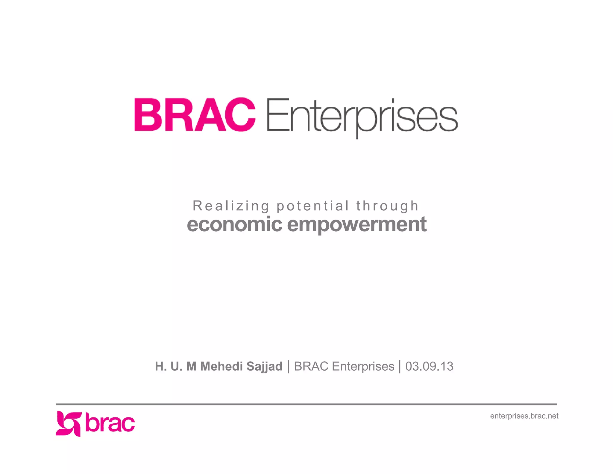 BRAC Enterprises @ OVOP | PDF