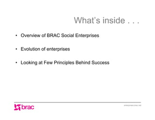 BRAC Enterprises @ OVOP | PDF