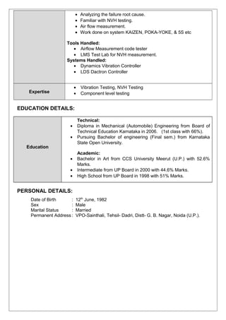OMPRAKASH_Resume | PDF