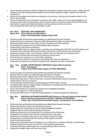 Daniel Louw-CV (2) | PDF | Executive Leadership & Management | Business