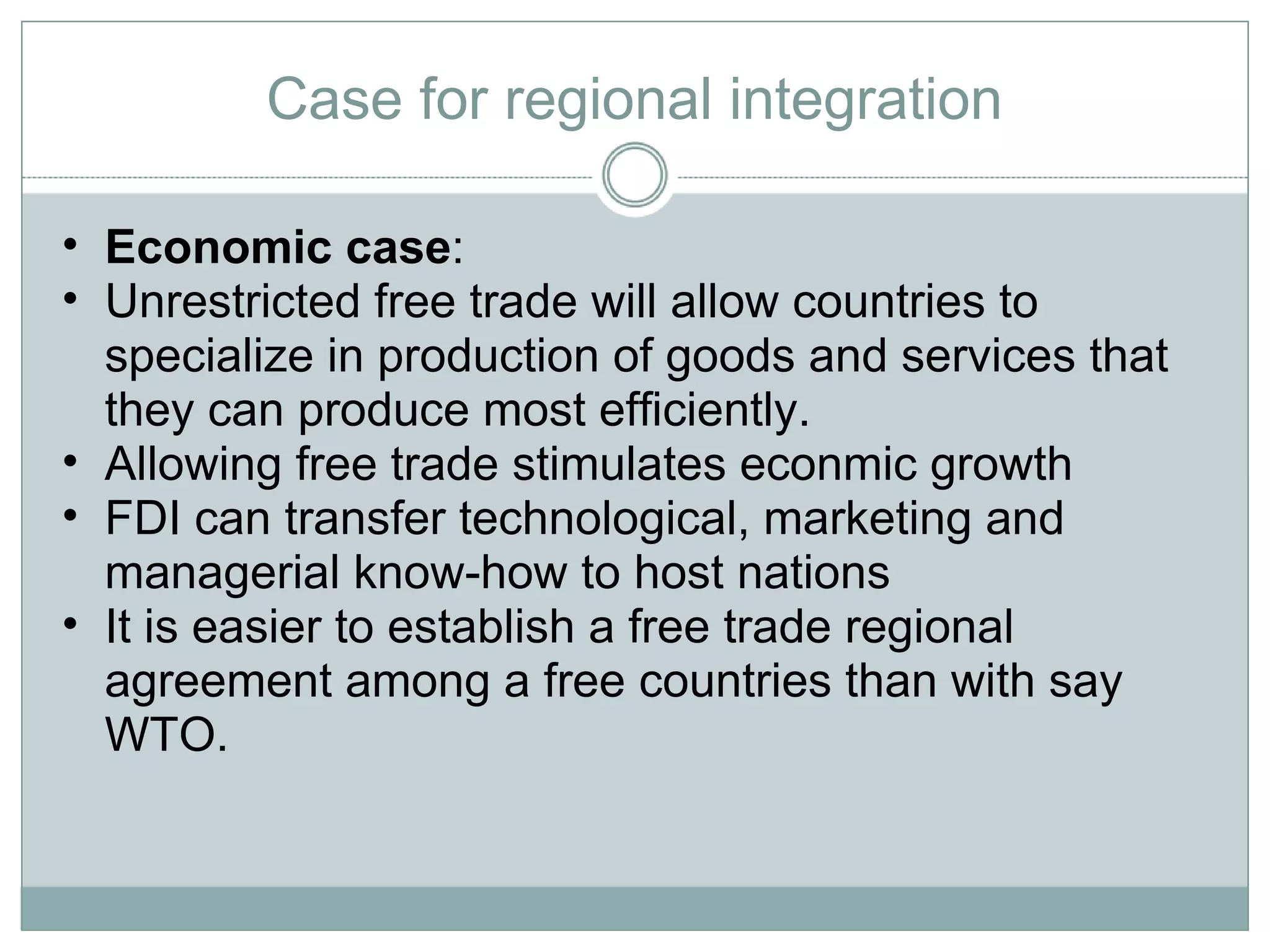 Regional Economic Integration | PPT