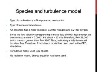 Design and cfd analysis of can type combustion | PPT