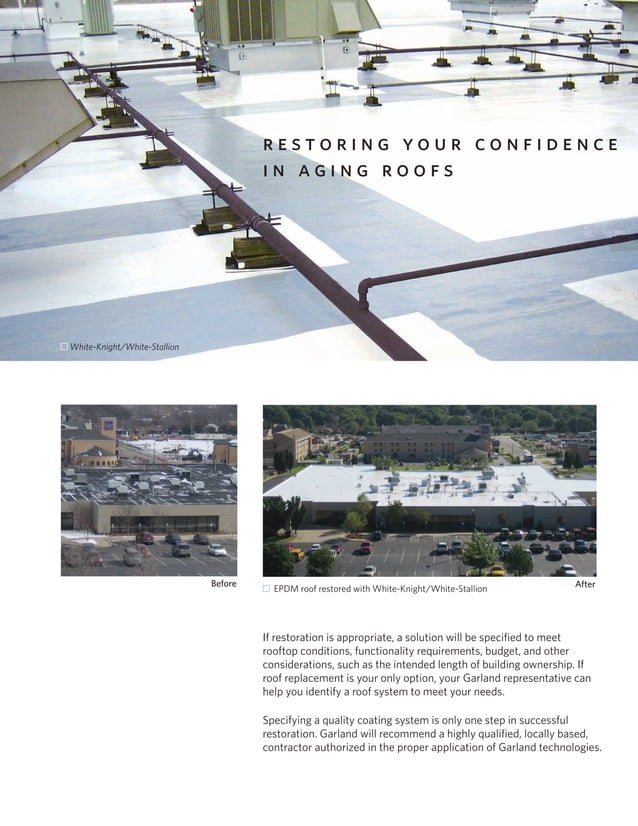 Garland Coatings Brochure 2012 | PDF